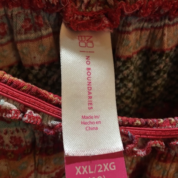 No Boundaries | Tops | Nobo No Boundaries Womens Xxl Top 0 Rayon | Poshmark